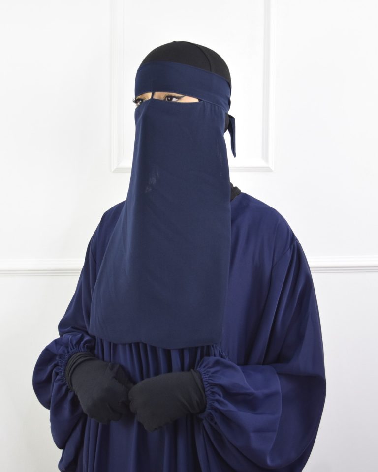 Full Niqab With Nose String -Pinch- Colours - Ina Collection