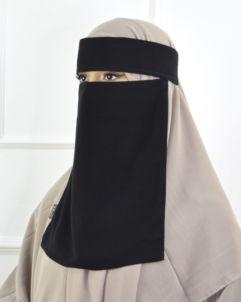 Saudi Niqab Black - Ina Collection