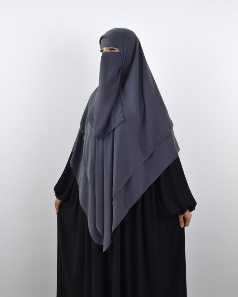 Niqab and Hijab Set Malaysian 3 Pcs - Maxi - All Colours - Ina Collection