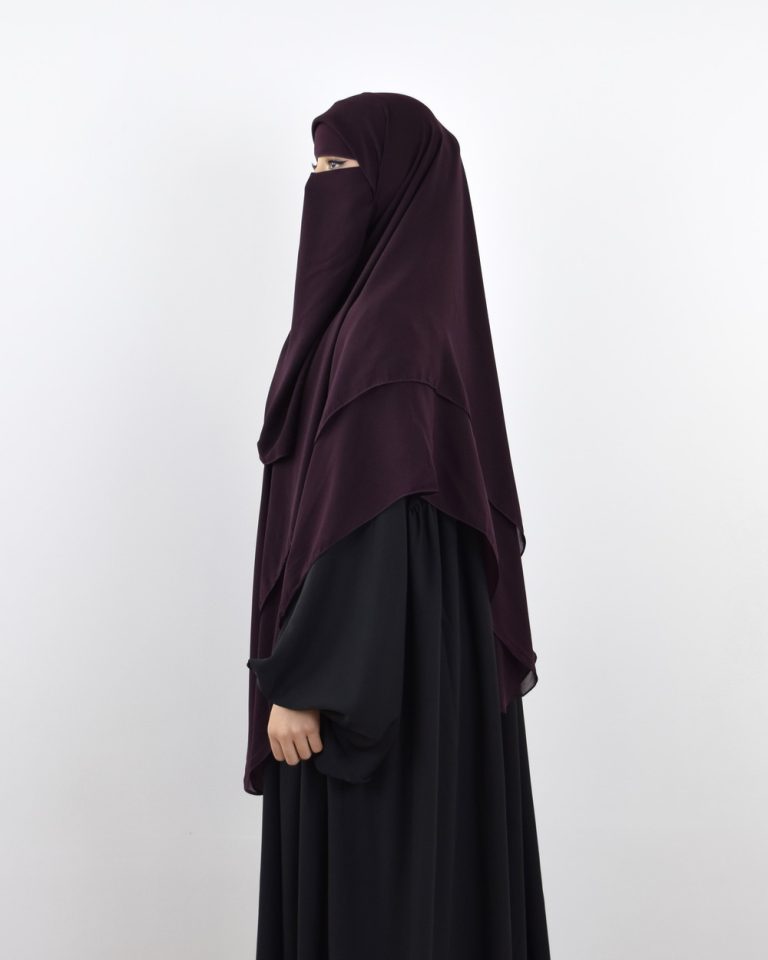 Niqab and Hijab Set Malaysian 3 Pcs - Maxi - All Colours - Ina Collection