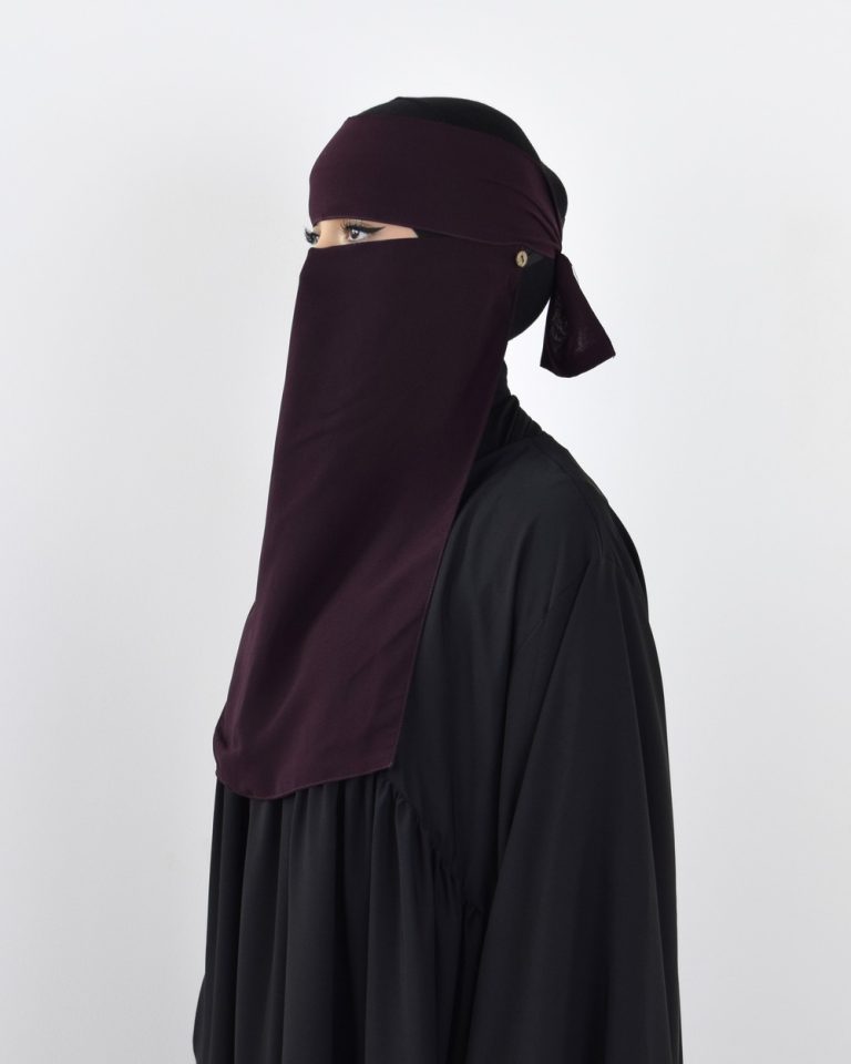 Niqab and Hijab Set Malaysian 3 Pcs - Maxi - All Colours - Ina Collection