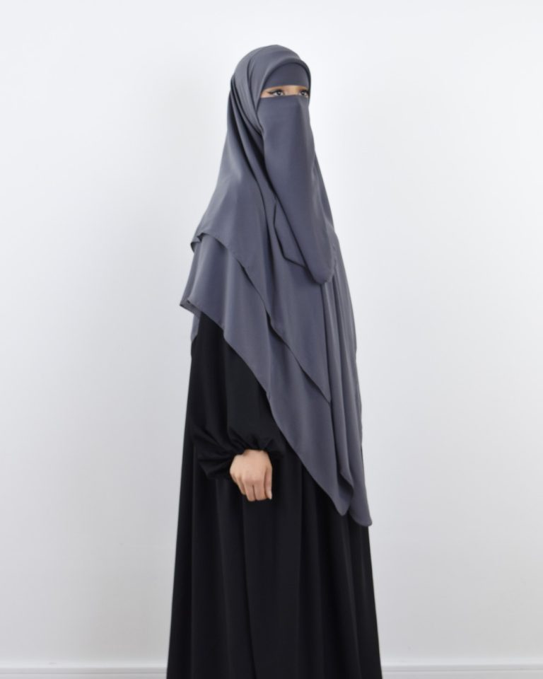 Niqab and Hijab Set Malaysian 3 Pcs - Maxi - All Colours - Ina Collection