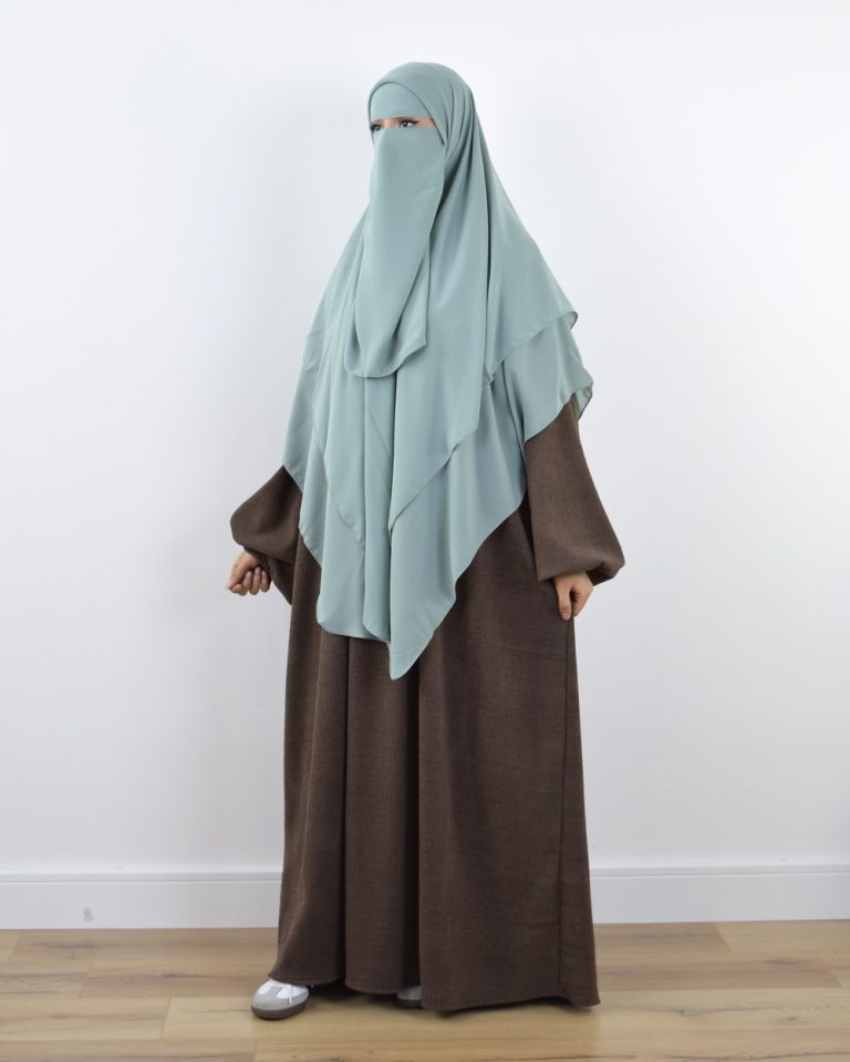 Niqab and Hijab Set Malaysian 3 Pcs - Maxi - All Colours - Ina Collection