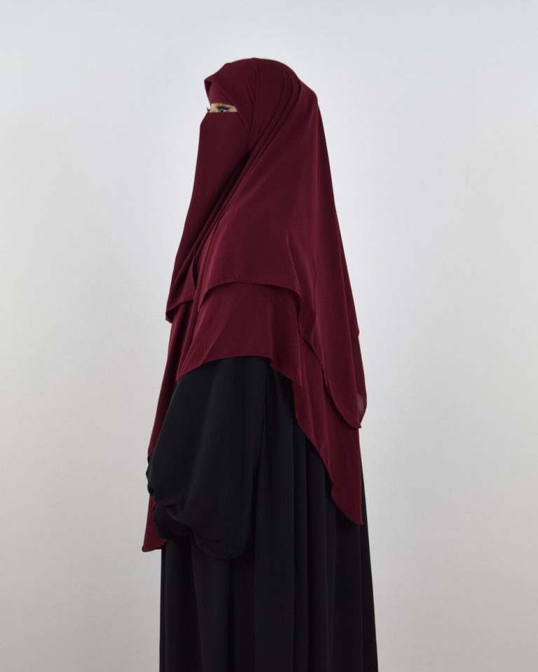 Niqab and Hijab Set Malaysian 3 Pcs - Maxi - All Colours - Ina Collection