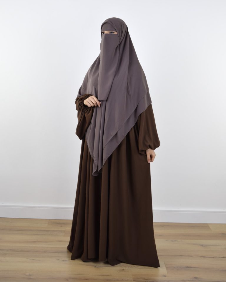 Niqab and Hijab Set Malaysian 3 Pcs - Maxi - All Colours - Ina Collection