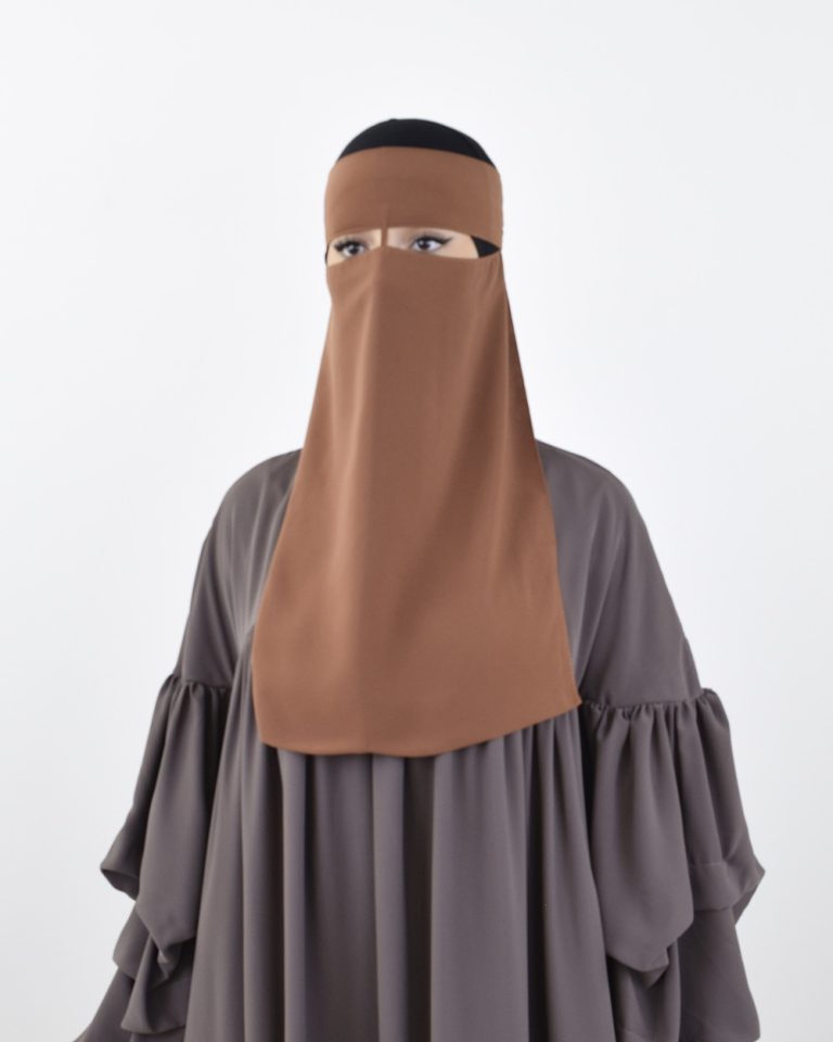 Full Niqab With Nose String -Wide Eyse- All Colours - Ina Collection