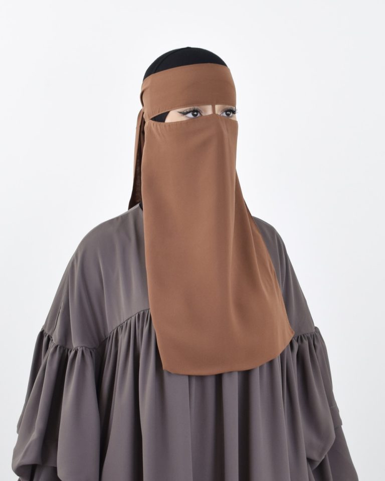 Full Niqab With Nose String -Wide Eyse- All Colours - Ina Collection