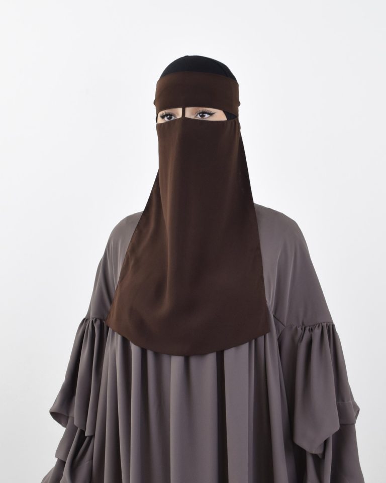 Full Niqab With Nose String -Wide Eyse- All Colours - Ina Collection