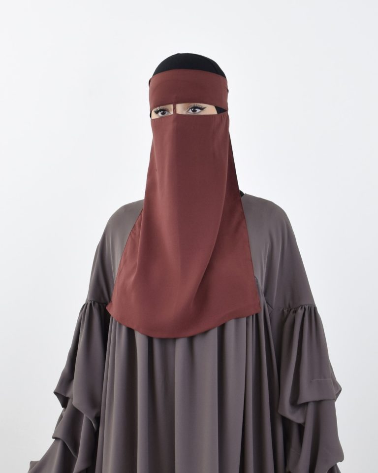Full Niqab With Nose String -Wide Eyse- All Colours - Ina Collection