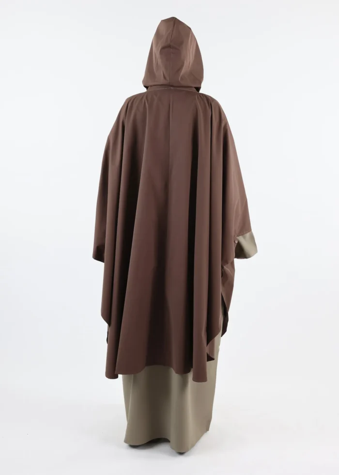 Waterproof Poncho - Coffee - Ina Collection